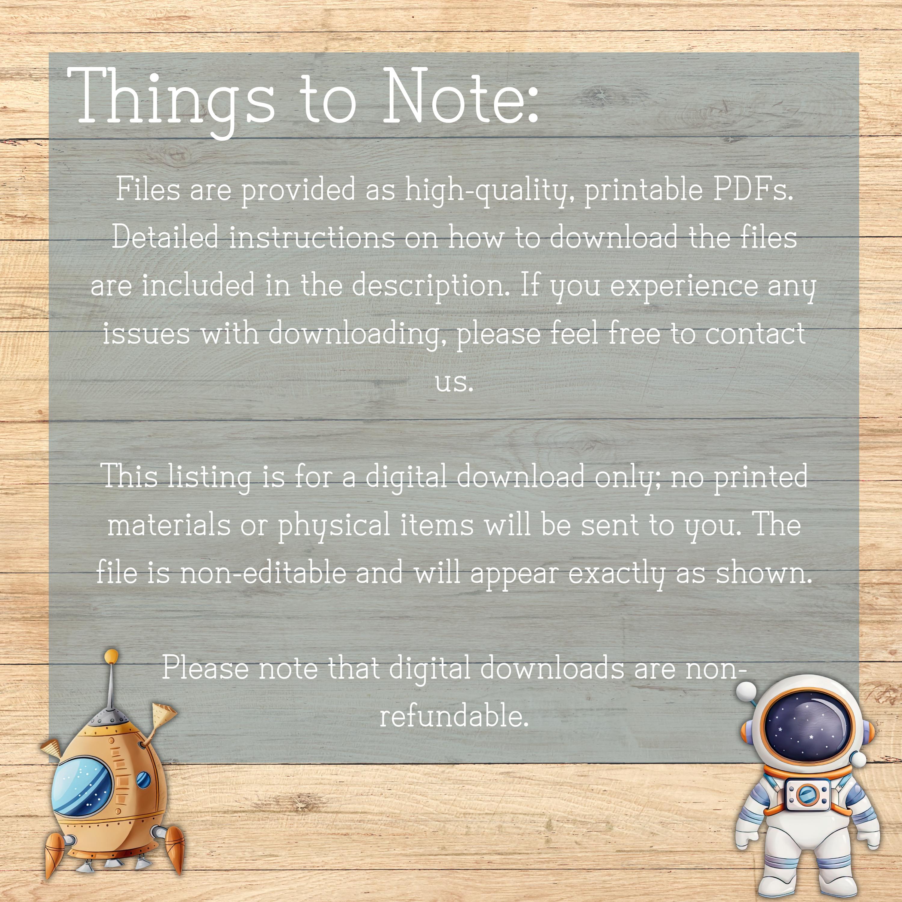 Printable Space Reward Chart Behaviour Charts Kids Routine Chore Chart ...