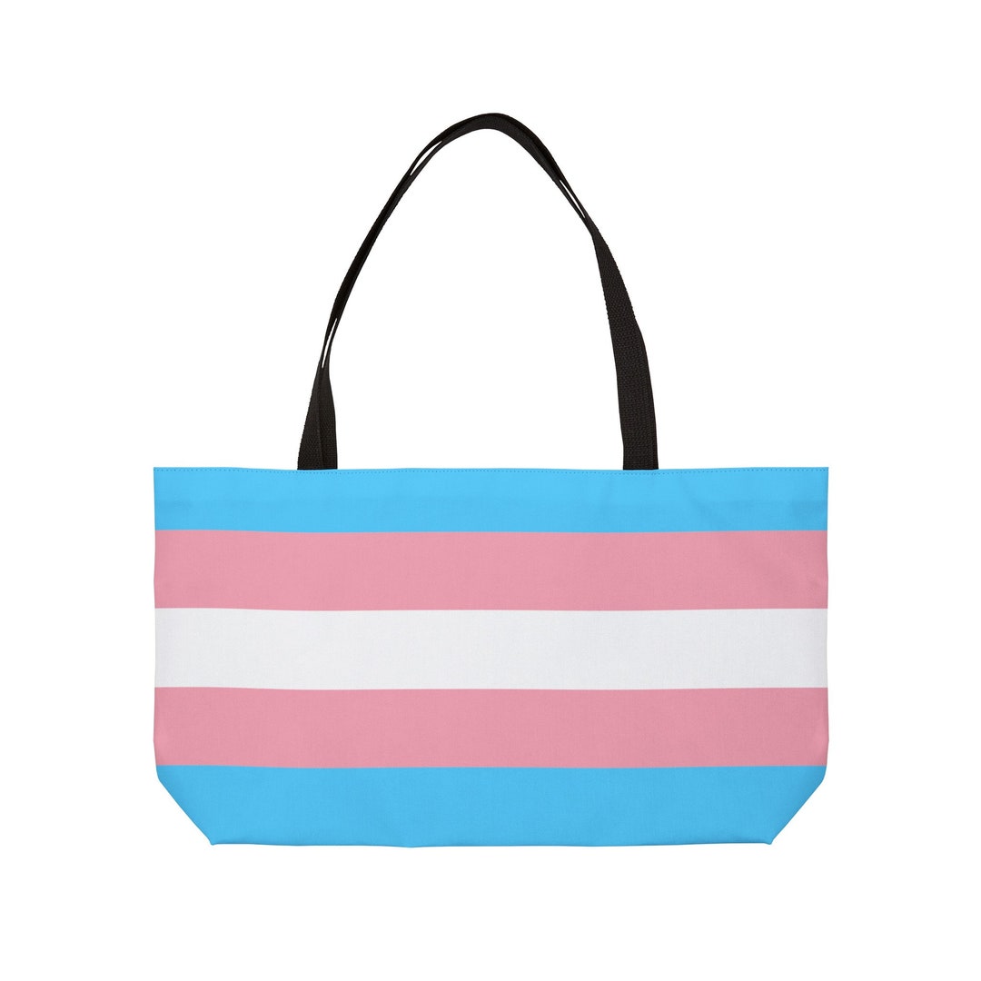 Weekend Tote Bag, Transgender Flag - Etsy