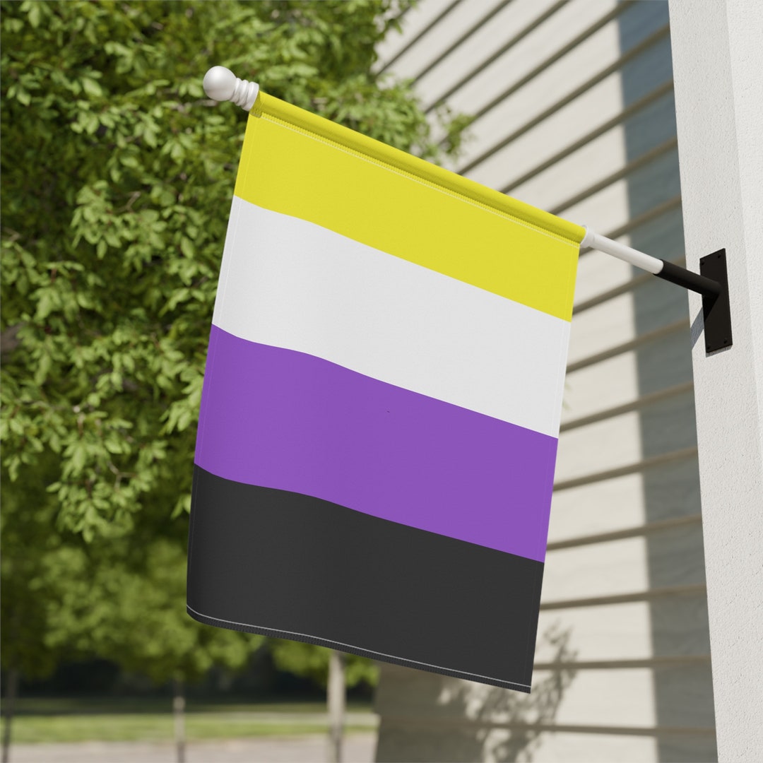 Pride Flag, Non Binary Flag LGBTQ Flag for Pride Month, Garden ...