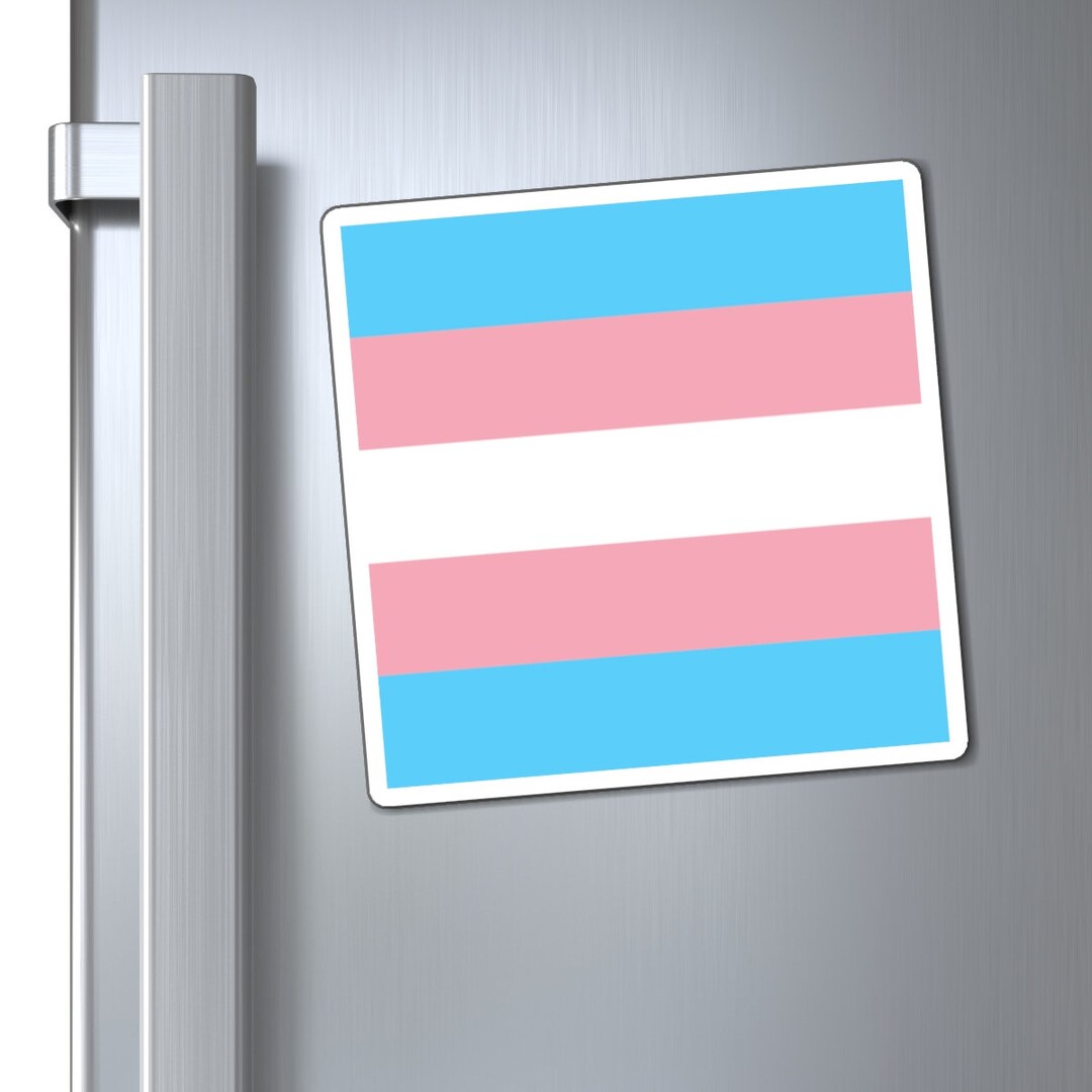 Fridge Magnet, Transgender Flag - Etsy