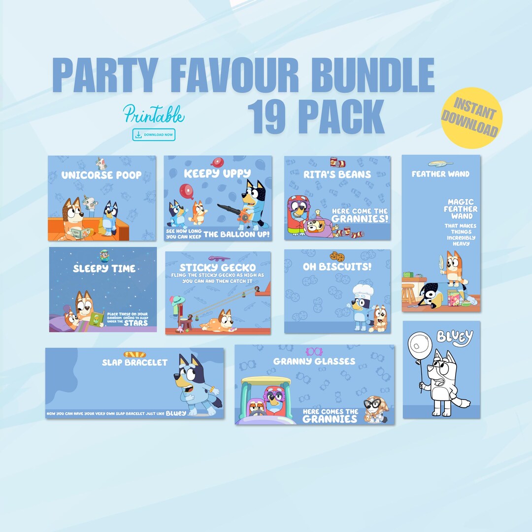 Ultimate Party Pack – 19 Printable Designs Instant Download - Etsy