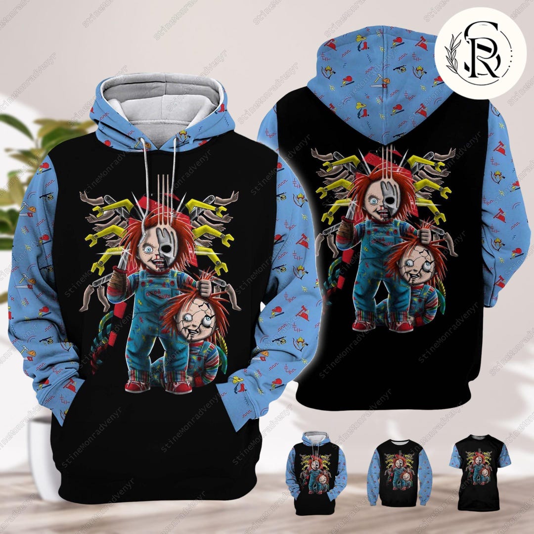 Chucky Halloween Hoodie, Chucky Good Guys Childs Play Sweatshirt ...