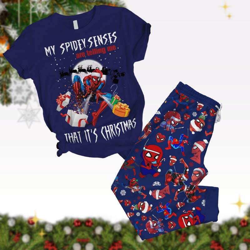 Spiderman Adult Pajamas - Etsy