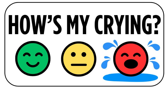 How’s My Crying Bumper Sticker Sad Girl - Etsy