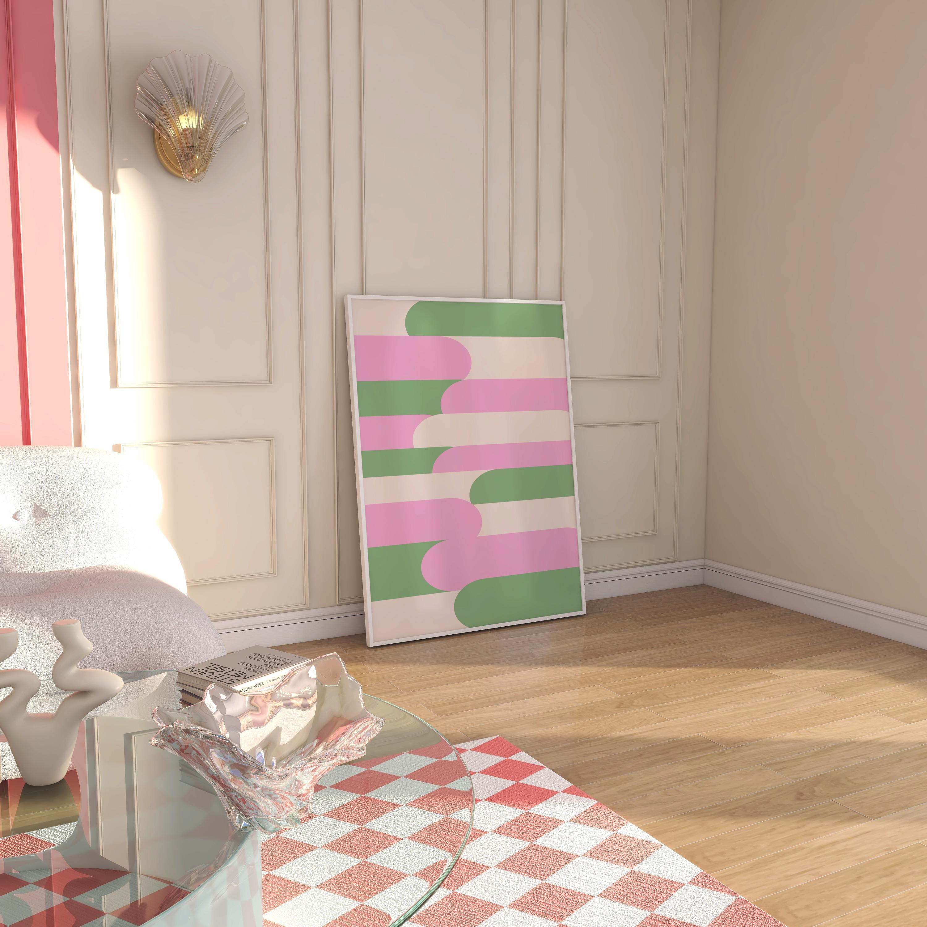 Hanami Dango Aesthetic Wall Art – Minimalist & Maximalist Abstract ...