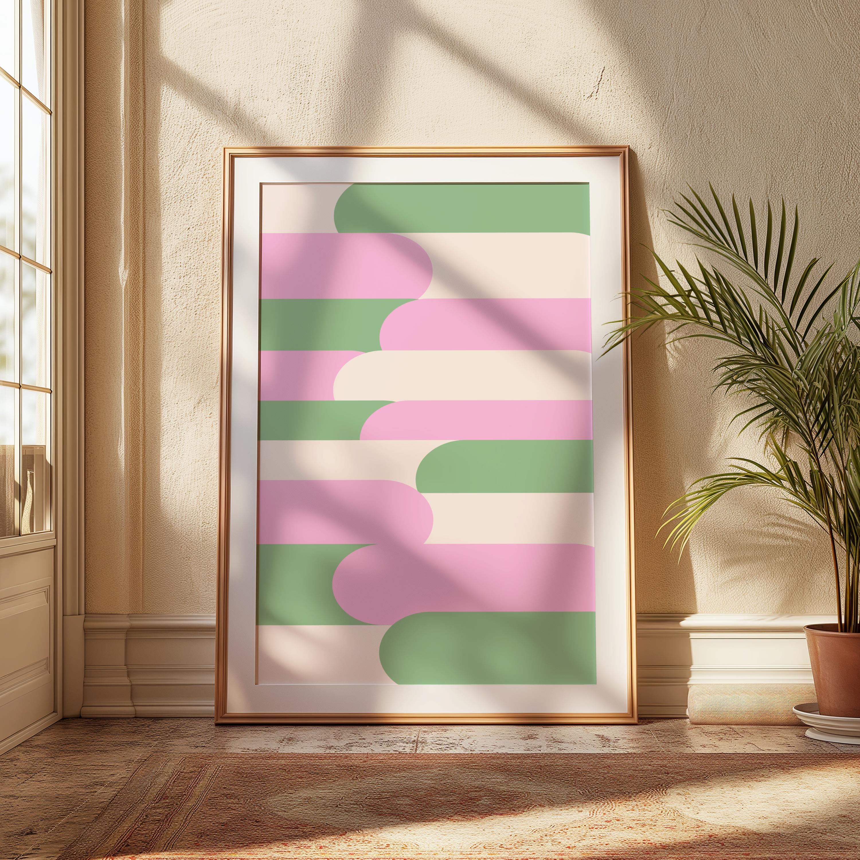 Hanami Dango Aesthetic Wall Art – Minimalist & Maximalist Abstract ...