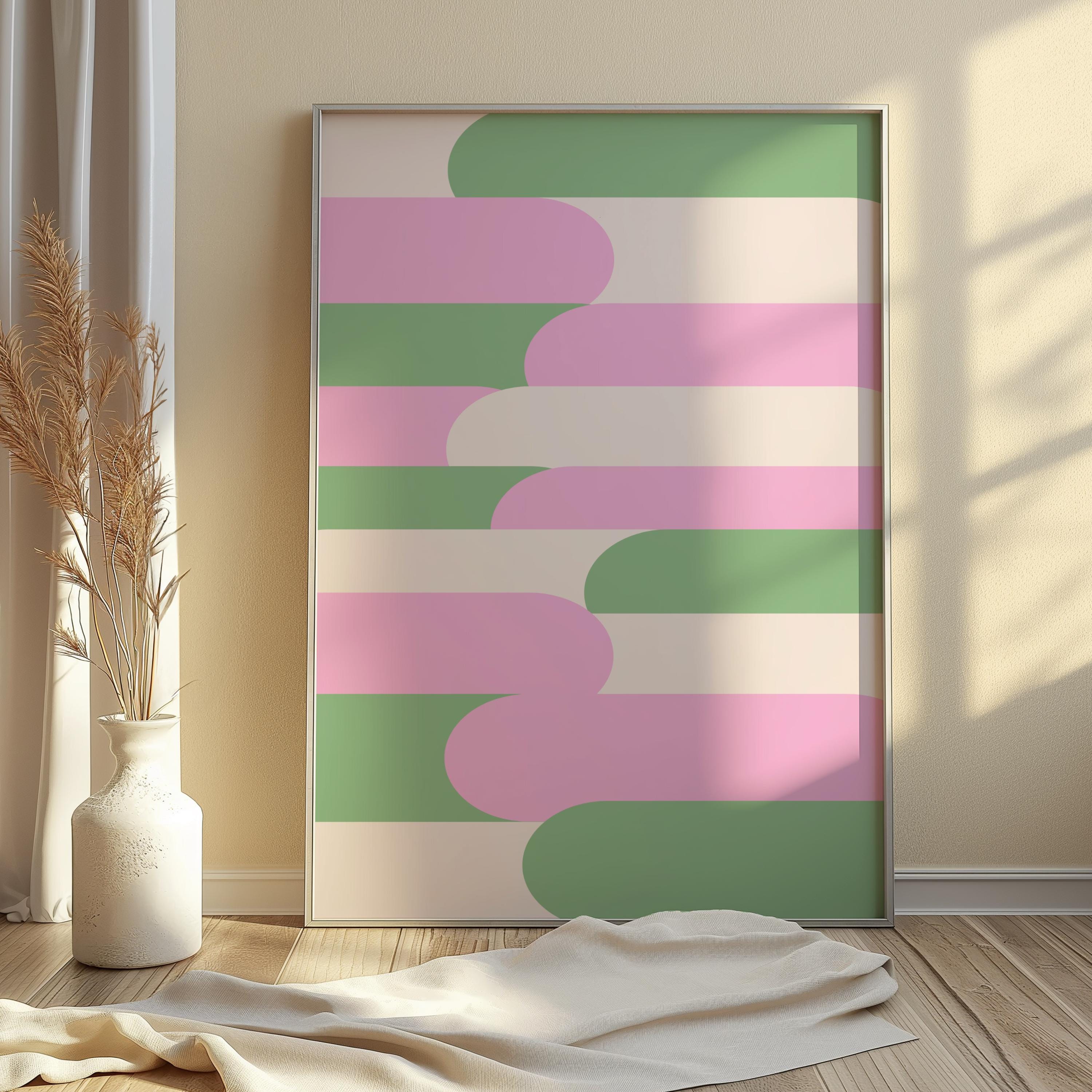 Hanami Dango Aesthetic Wall Art – Minimalist & Maximalist Abstract ...