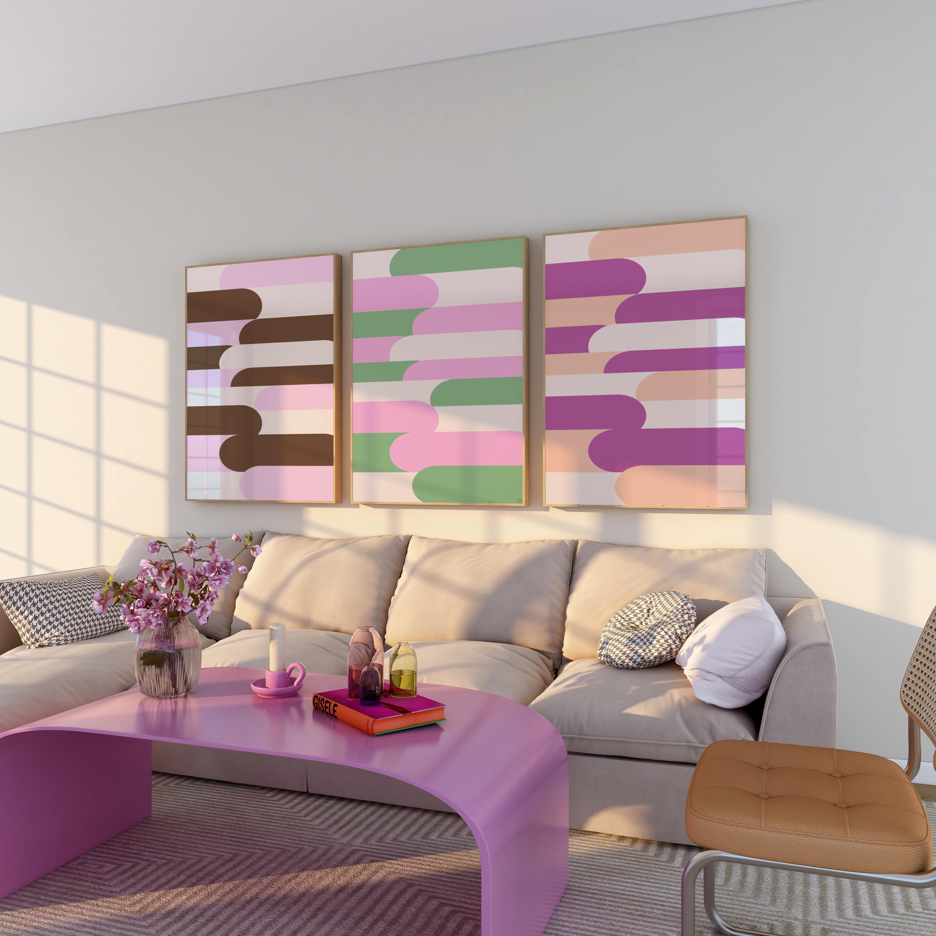 Hanami Dango Aesthetic Wall Art – Minimalist & Maximalist Abstract ...