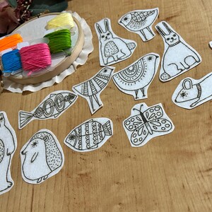 Mexican Embroidery Otomi Mixed Collection Stick and Stitch Embroidery ...