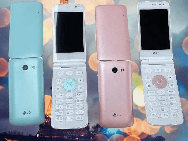 Retro LG Ice Cream Smart F440L 8GB Flip Phone LTE Unlocked quadcore Android Smartphone - Etsy