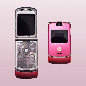 Vintage Motorola RAZR V3 Unlocked Y2K Flip Phone - Etsy