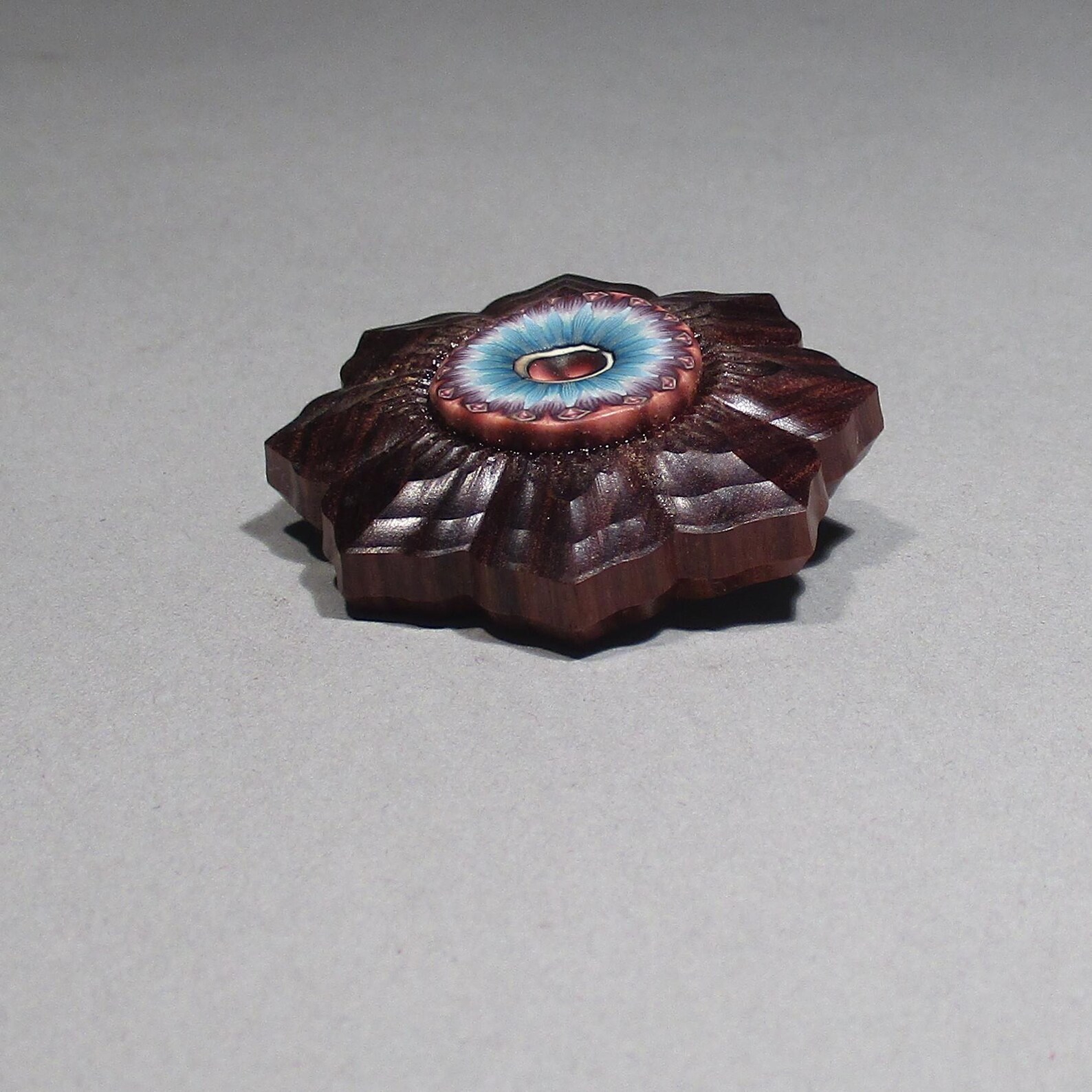 Polymer Clay & Cocus Wood Button - Etsy