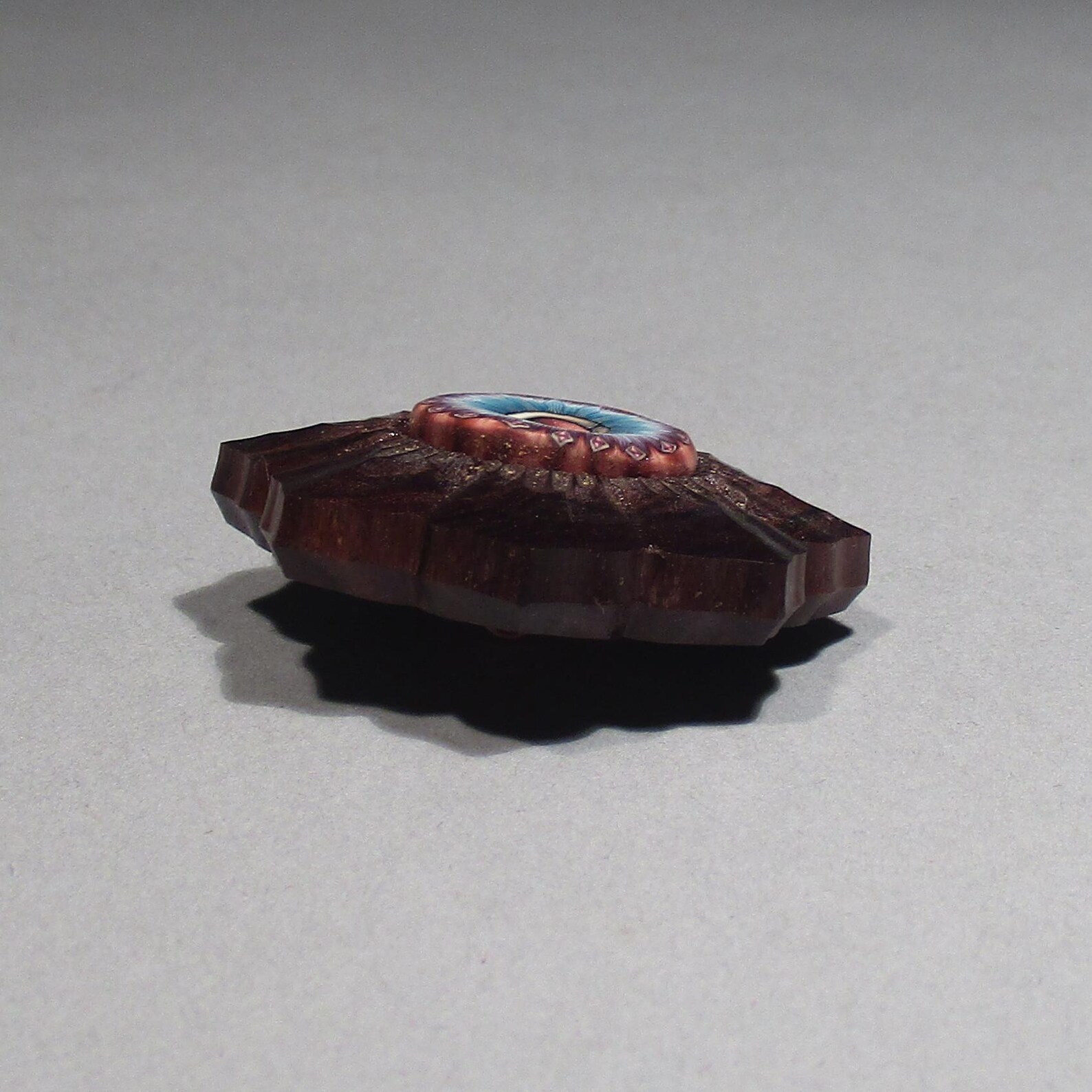 Polymer Clay & Cocus Wood Button - Etsy