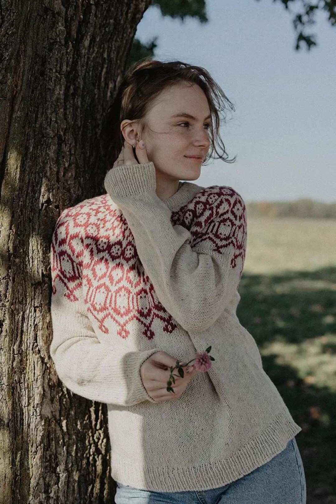 Knitting Kit + FREE Pattern - Handmade Wool Sweater Nordic Lopapeysa ...