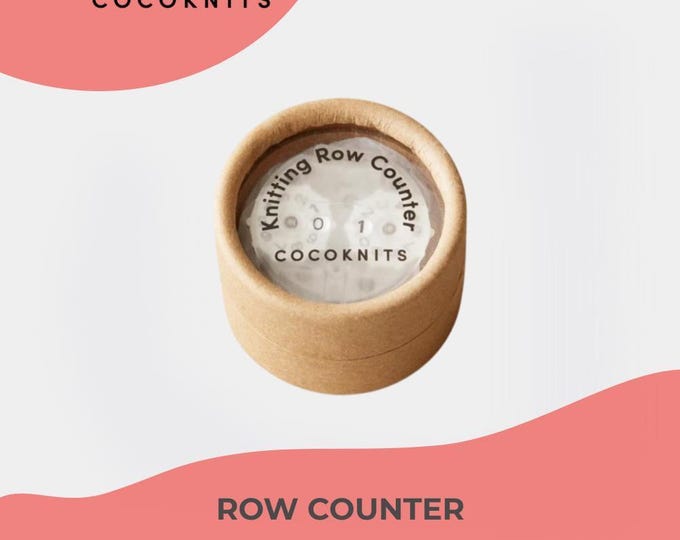 Cocoknits Knitting Row Counter: Magnetic, Portable - Locking Stitch ...
