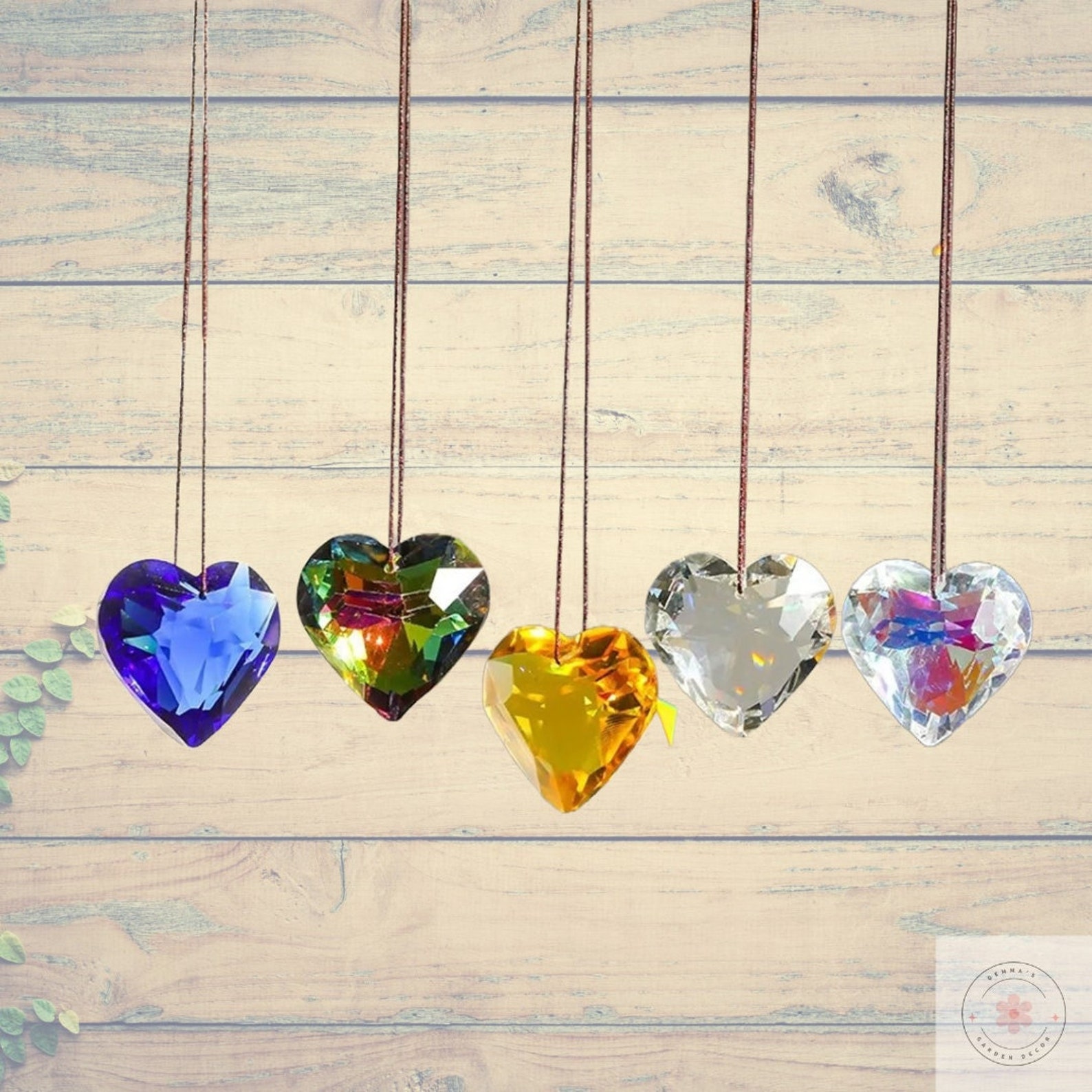 Crystal Heart Suncatcher for Window Hanging, Unique Gift, Christmas ...