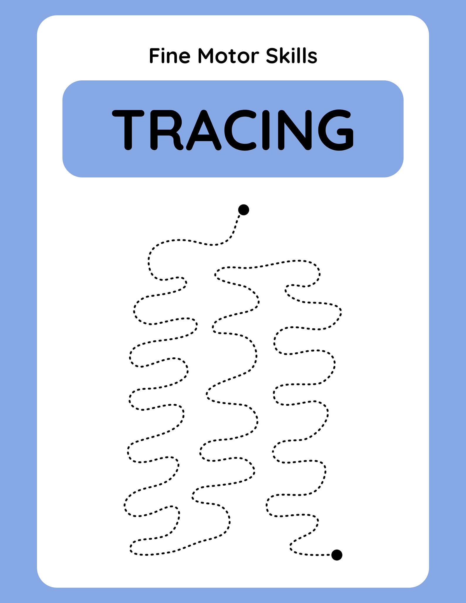 Fine Motor Skills Tracing, 16 Kinds - Etsy