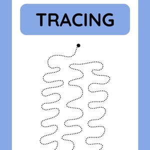 Fine Motor Skills Tracing, 16 Kinds - Etsy