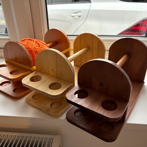 Double Revolving Yarn Ball Holder, Yarn Station Storage Knitting ...