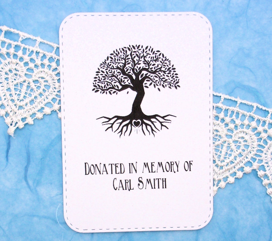 Donated in Memory of Personalized Bookplate Set of 10 Adhesive ...