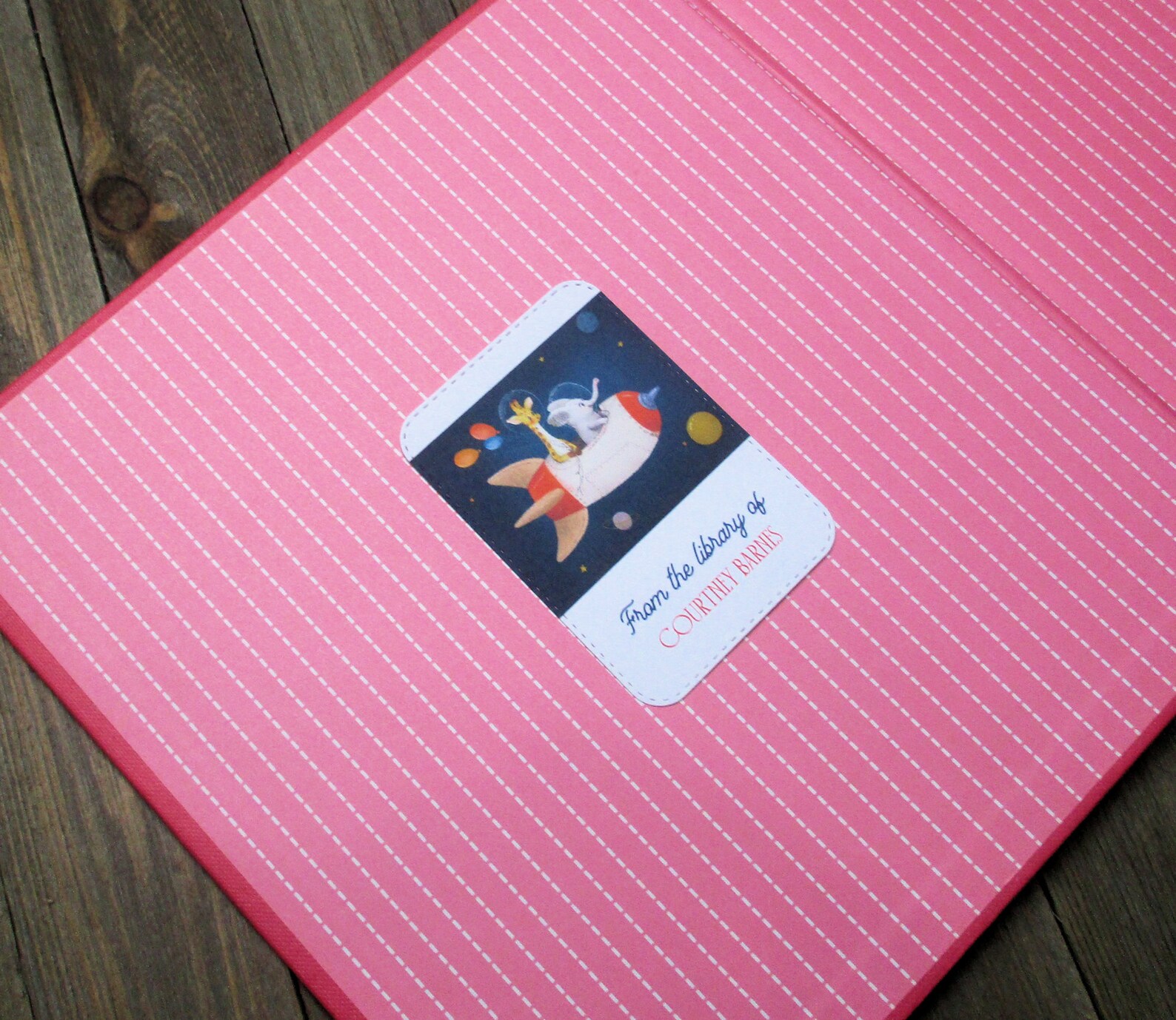 Toy Rocket Personalized Bookplate Set of 10 Adhesive - Etsy