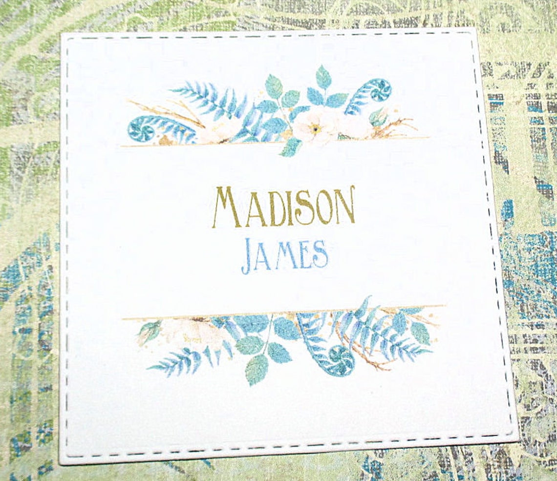 Fern Personalized Enclosure Cards Gift Enclosure Cards | Etsy