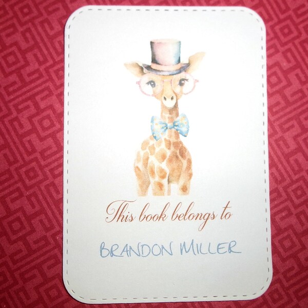 Personalized Bookplates Children - Etsy