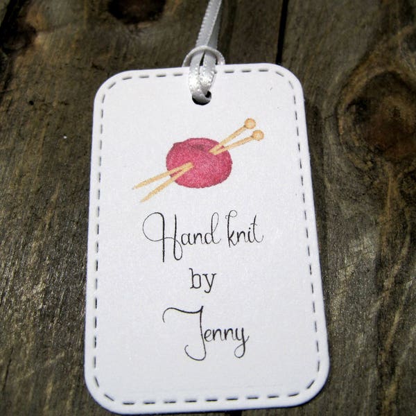 Hand Knit Tags - Etsy