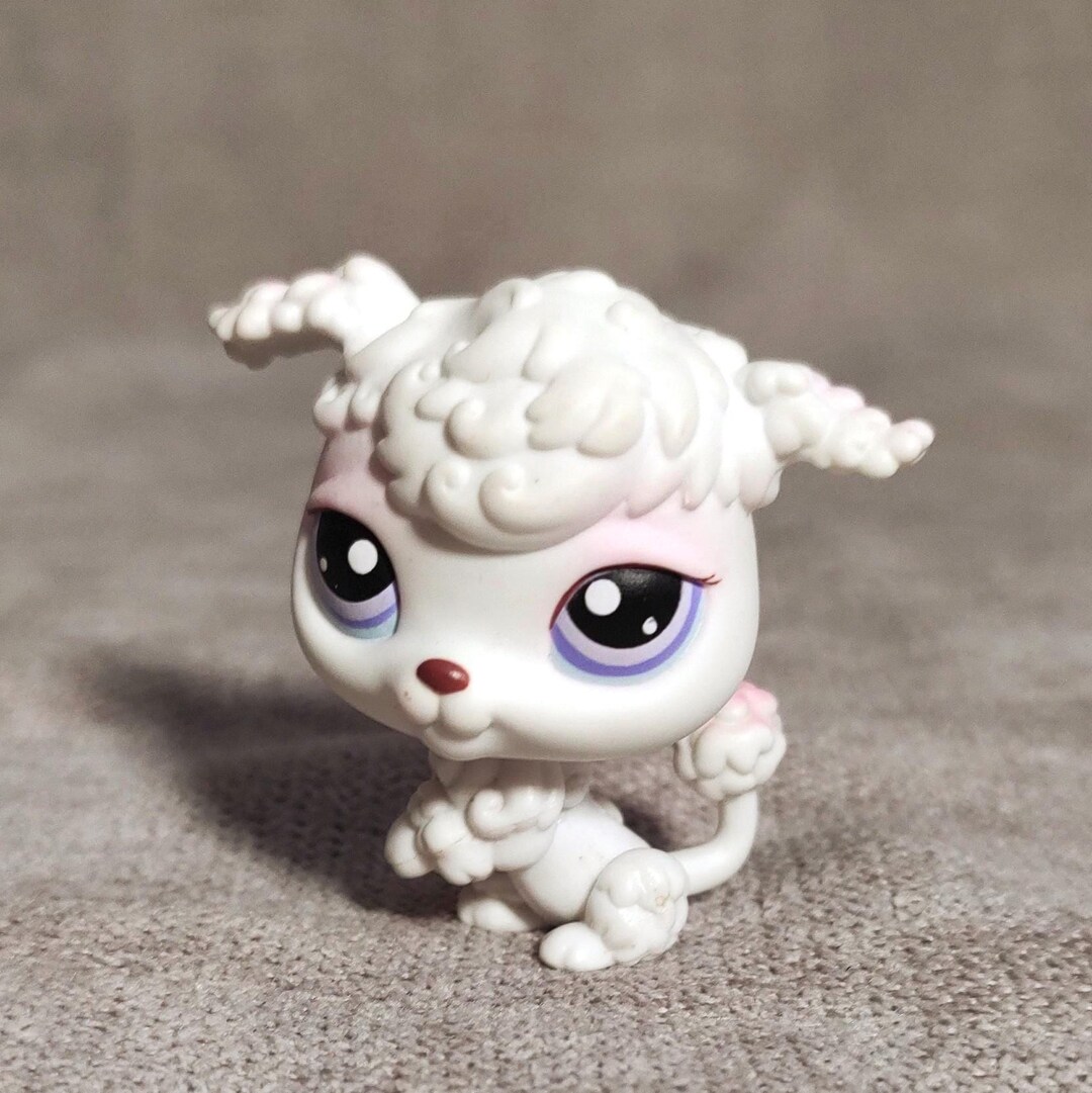 Littlest Pet Shop 101 Poodle Dog - Hasbro LPS Puppy Authentic G1 ...