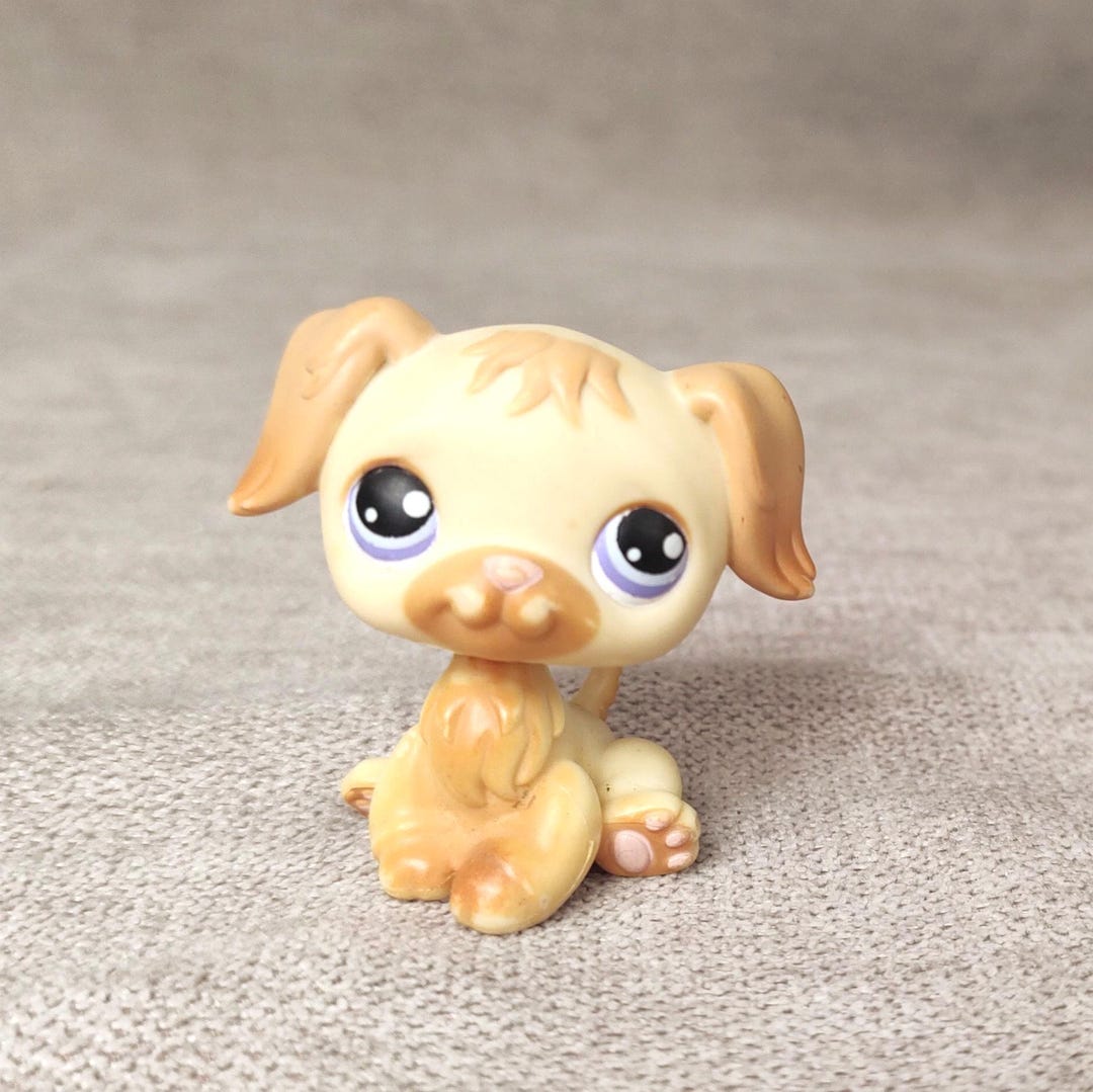 Littlest Pet Shop 286 Golden Retriever Dog: Authentic Hasbro G1 LPS ...