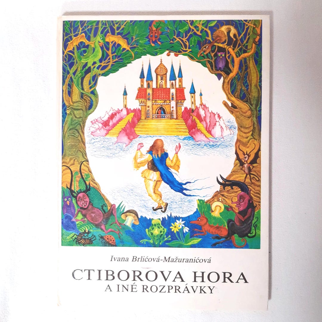 Vintage Slovak Fairy Tale Book: Illustrated Eastern European Folklore ...