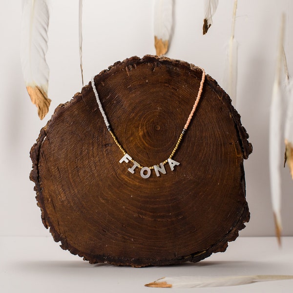 Color Block Necklace - Etsy