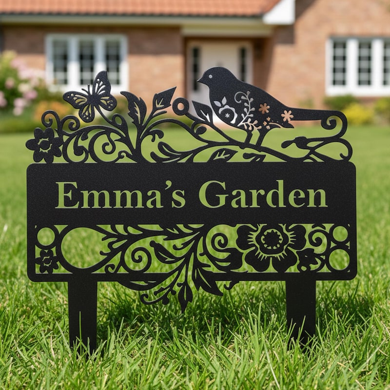 Custom Birds Metal Sign - Etsy UK