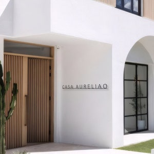 Custom Metal Sign, House Name Sign, Outdoor House Name Plaque, Outdoor ...