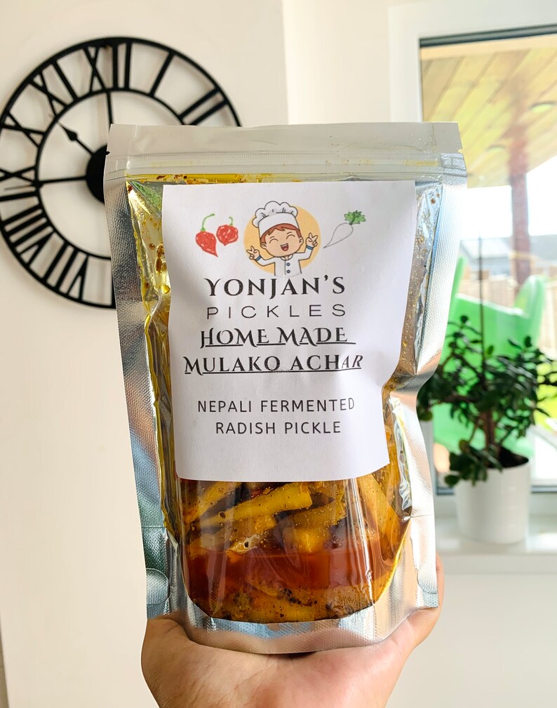 Yonjan's Pickles Home Made Nepali Mula Ko Achar Fermented Radish ...