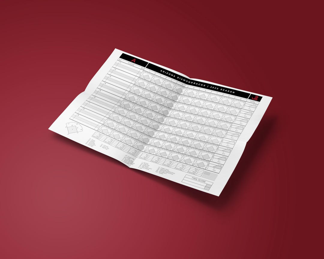 Arizona, D | Printable Baseball Scorebook / PDF Scorecard / Track Every ...