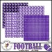 INSTANT DOWNLOAD Football Purple Set 1 Digital Scrapbooking 16 - Etsy