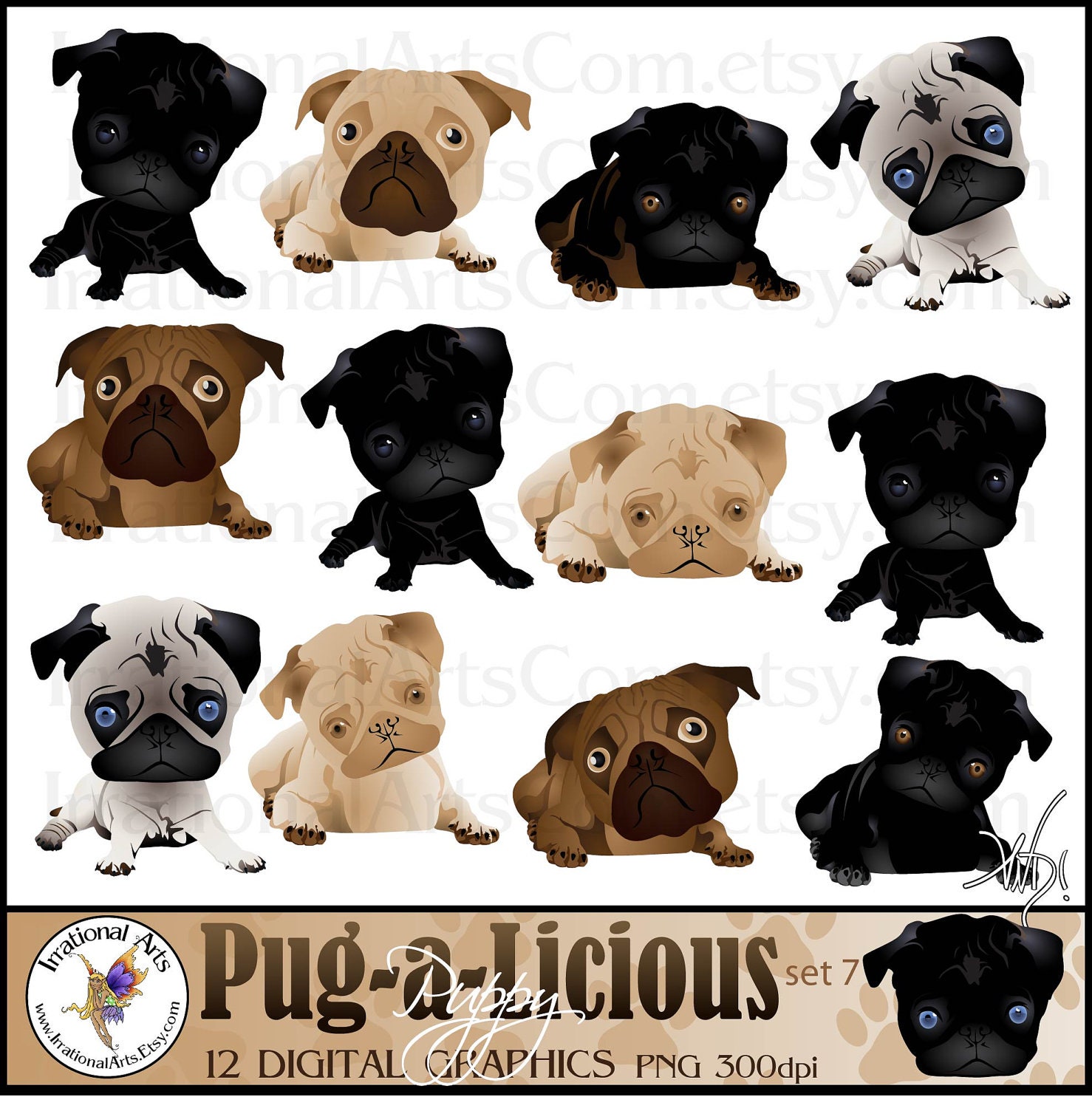 Embellishments Paper, Party & Kids 12 PNG digital clipart graphics ...