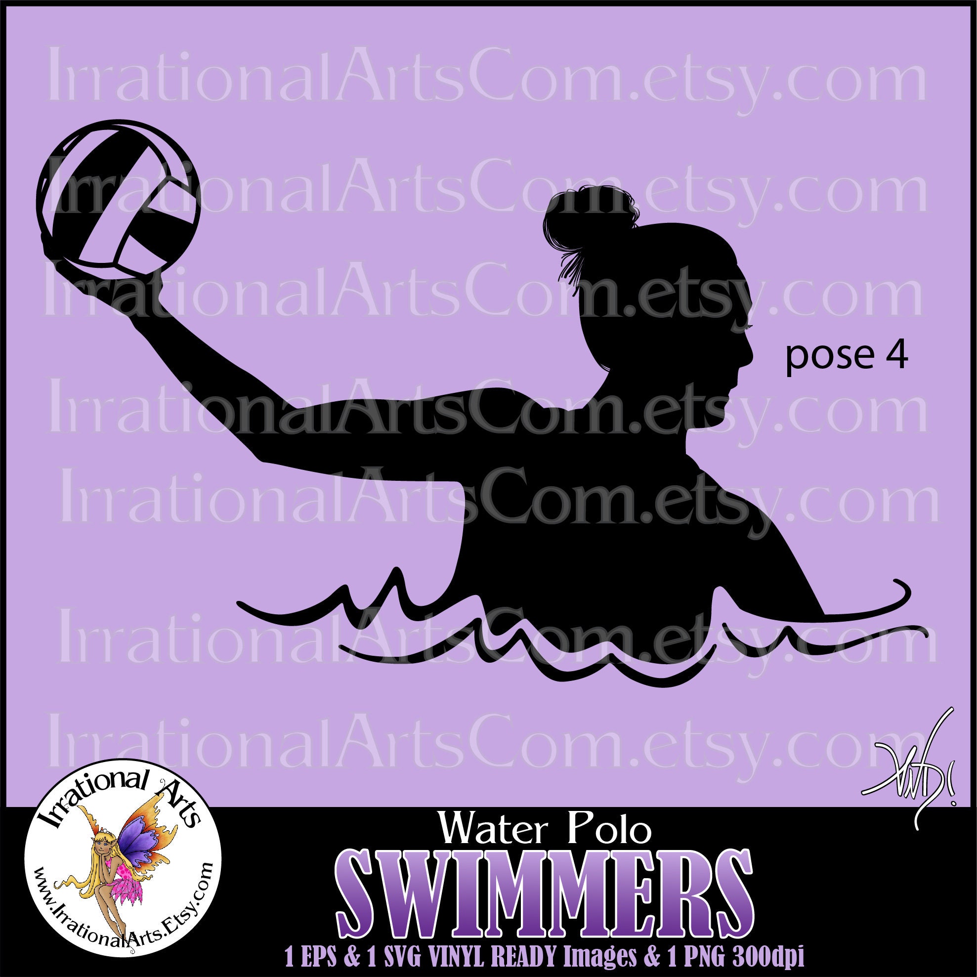 Water Polo Goalie Clipart People