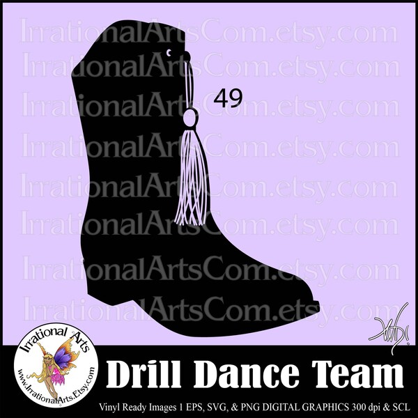 Dance Boot Svg - Etsy