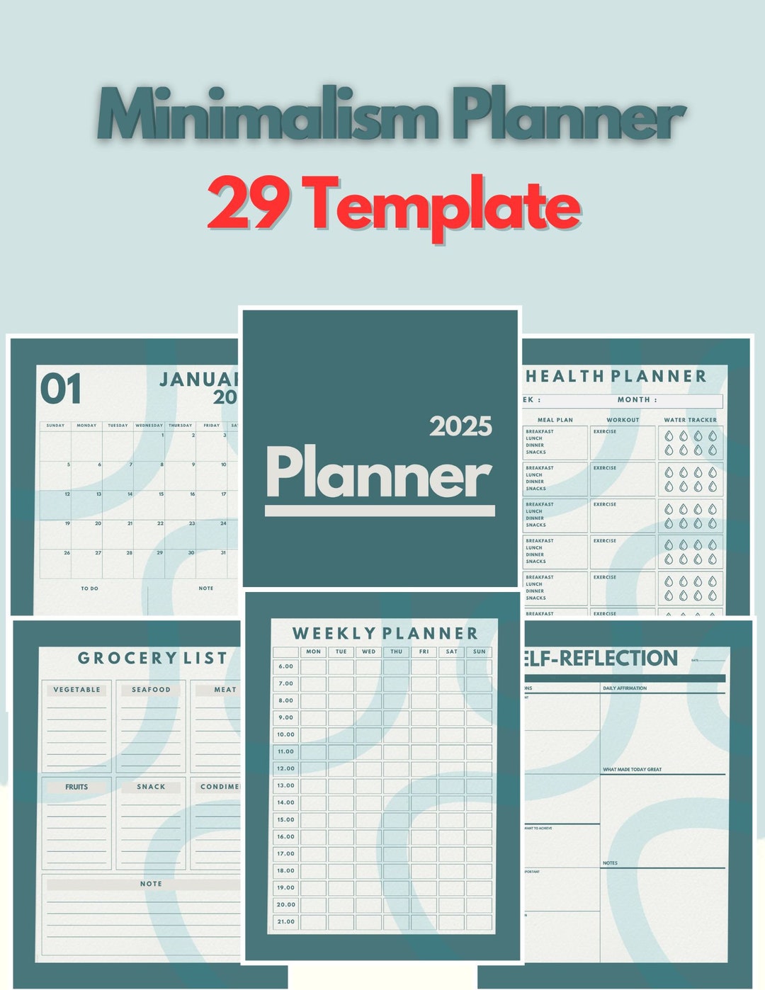 Minimalism Planner 2025 - Etsy