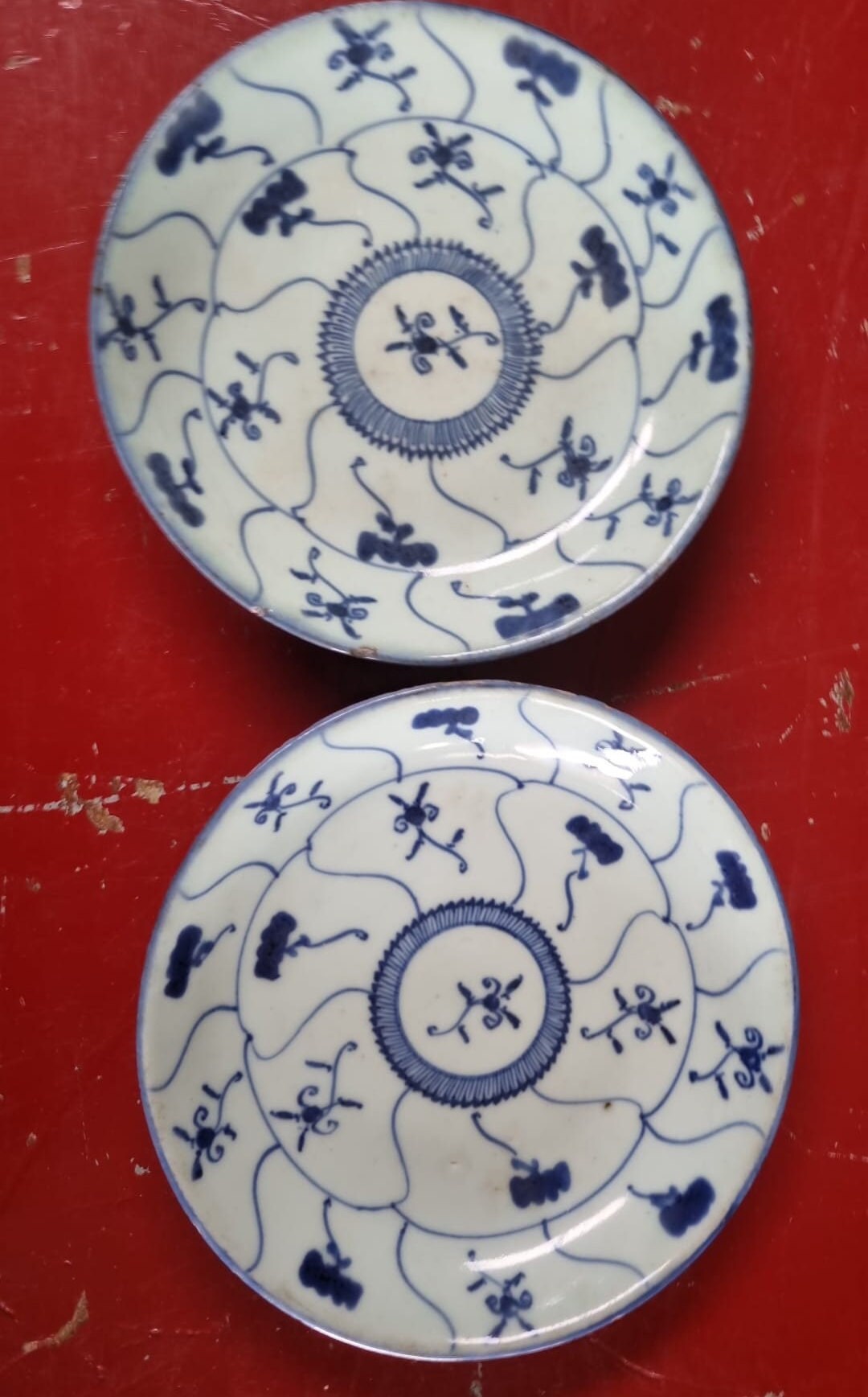 Antique Plates Chinese Kangxi Period Blue & White Porcelain - Etsy