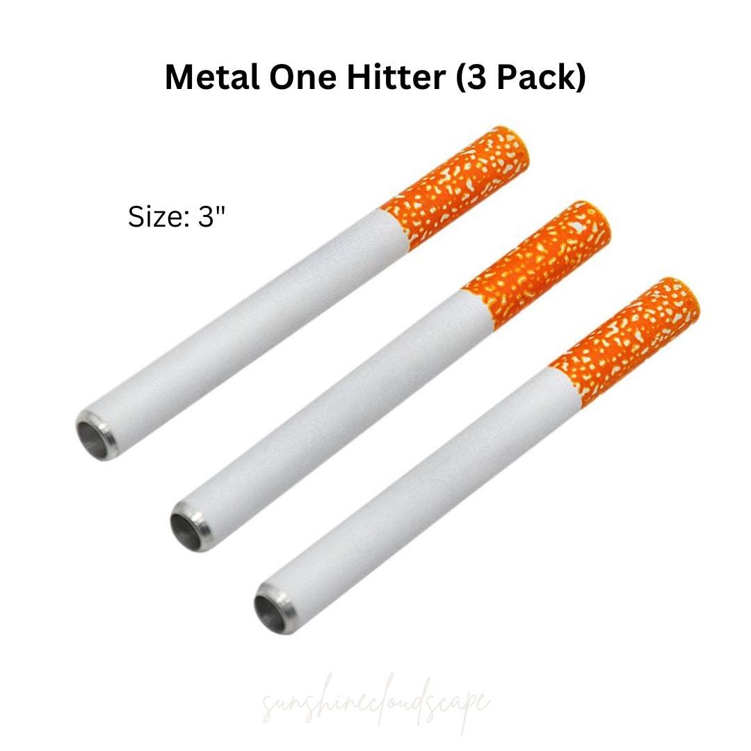 One Hitter Pipes ,metal Pipes, 3 or 6 Pack Pipes. Dugout One Hitter ...