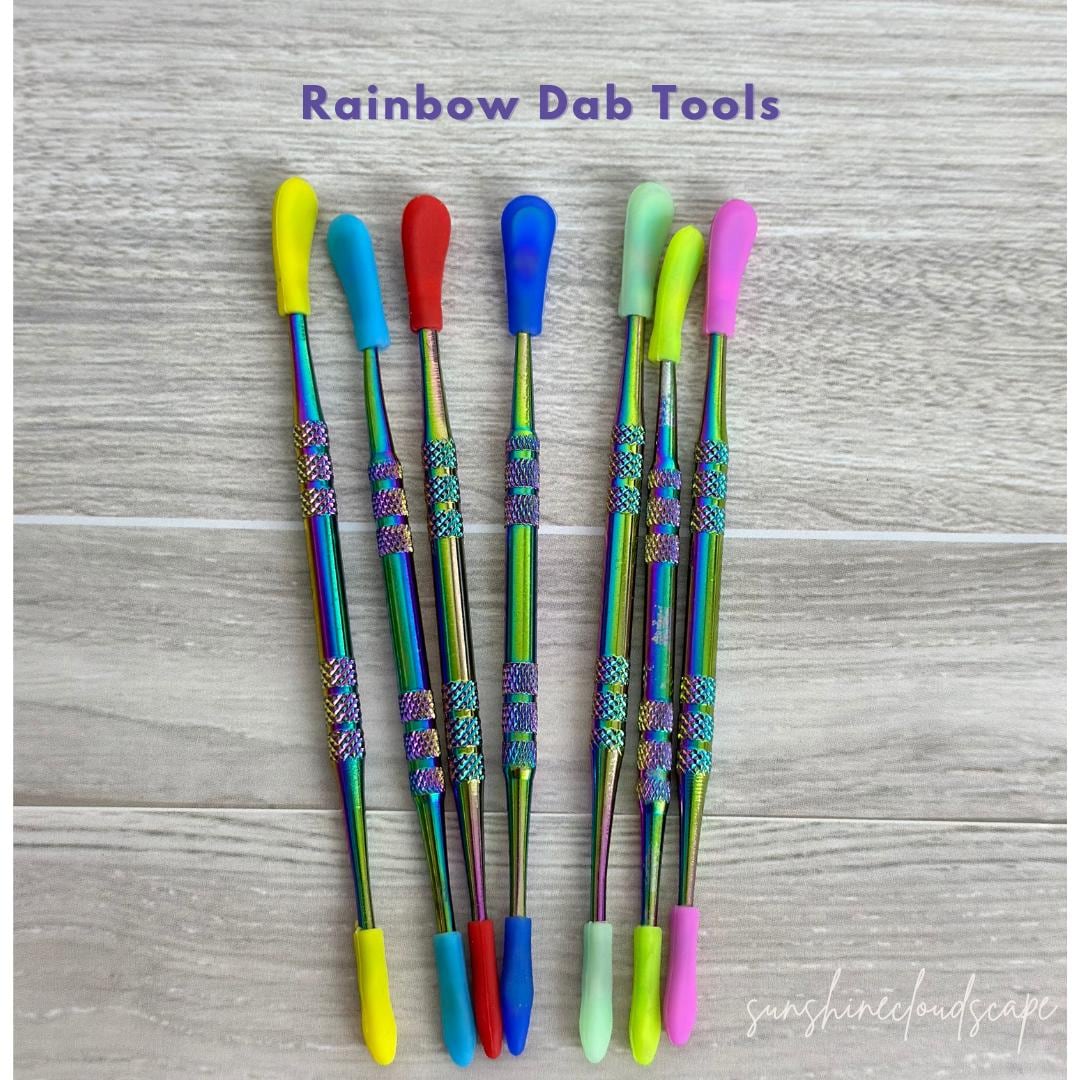 Stainless Steel Double-ended Wax Clay Carving Tool Rainbow, Dab Tool ...