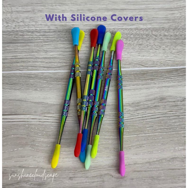 Stainless Steel Double-ended Wax Clay Carving Tool Rainbow, Dab Tool ...