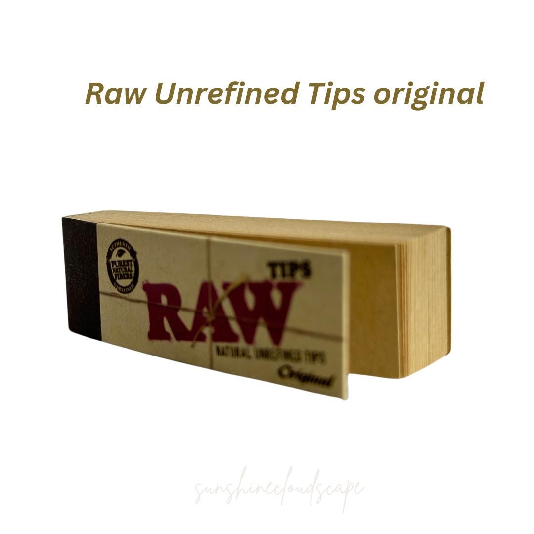 Raw TIPS Filter Booklet Books for Smoking Rolling Paper Authentic ...