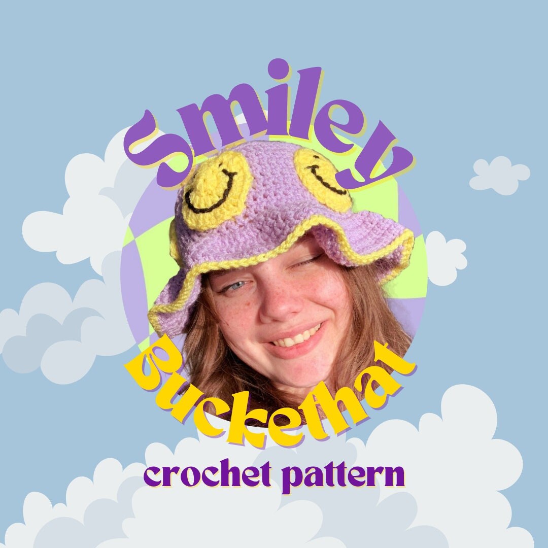 Smiley Bucket That Crochet Pattern - Etsy