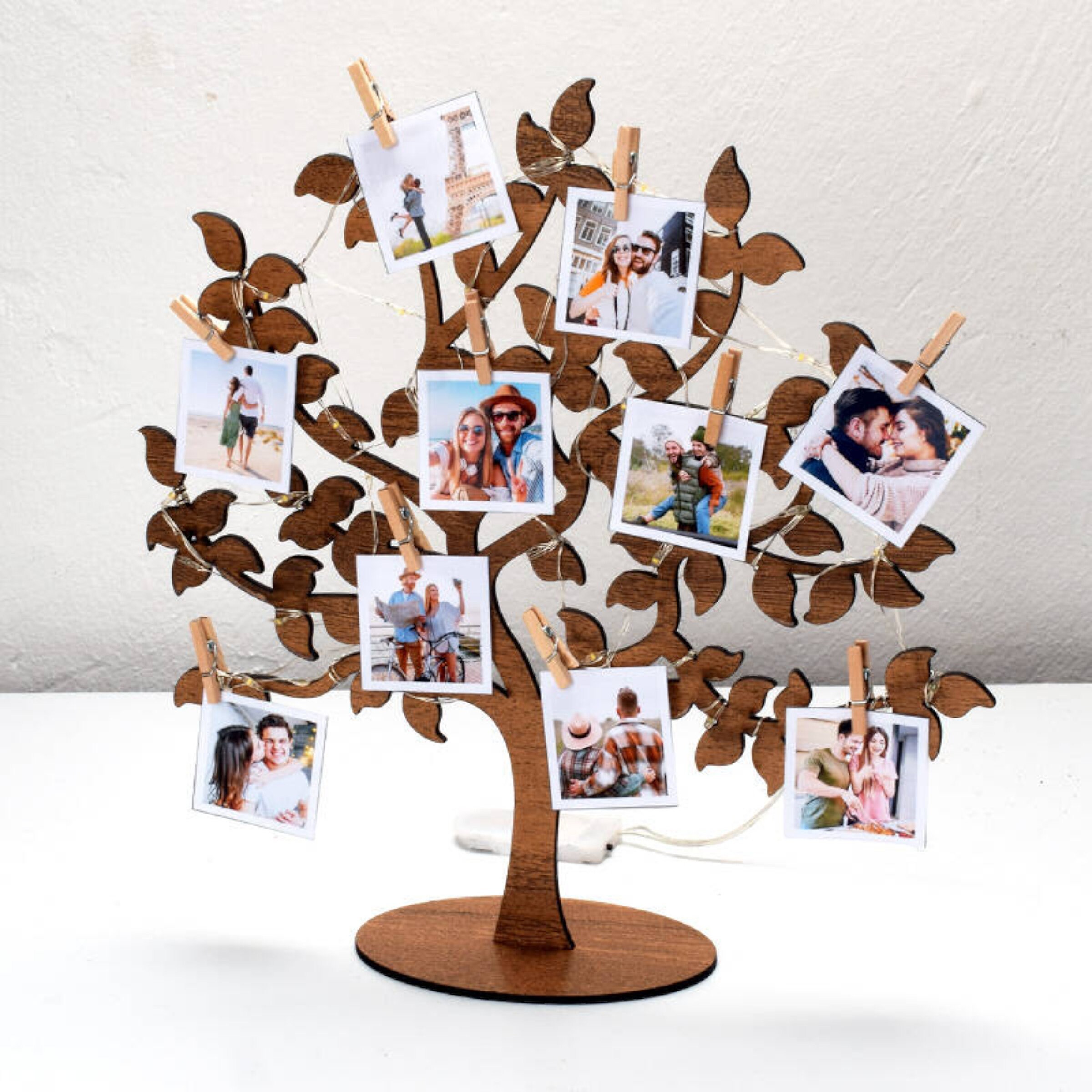 Personalized LED Light-up Tree With Photos - Etsy