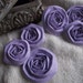 Scrapbook Flowers...6 Piece Set of Very Lovely Light Purple - Etsy