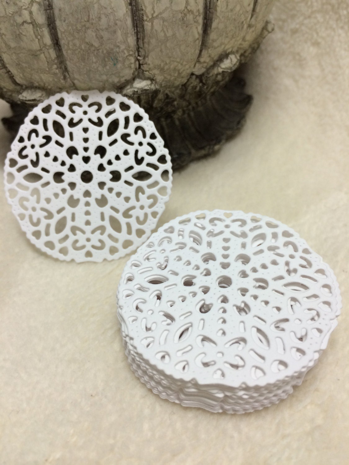 Mini Paper Doilies...100 Piece Set of Very Cute and Adorable Mini Paper ...